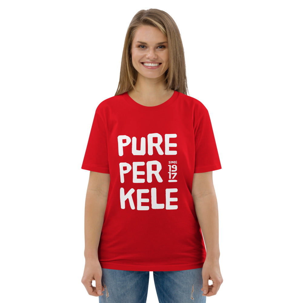 Pure perkele since 1917 Unisex organic cotton t-shirt – Very Finnish ...
